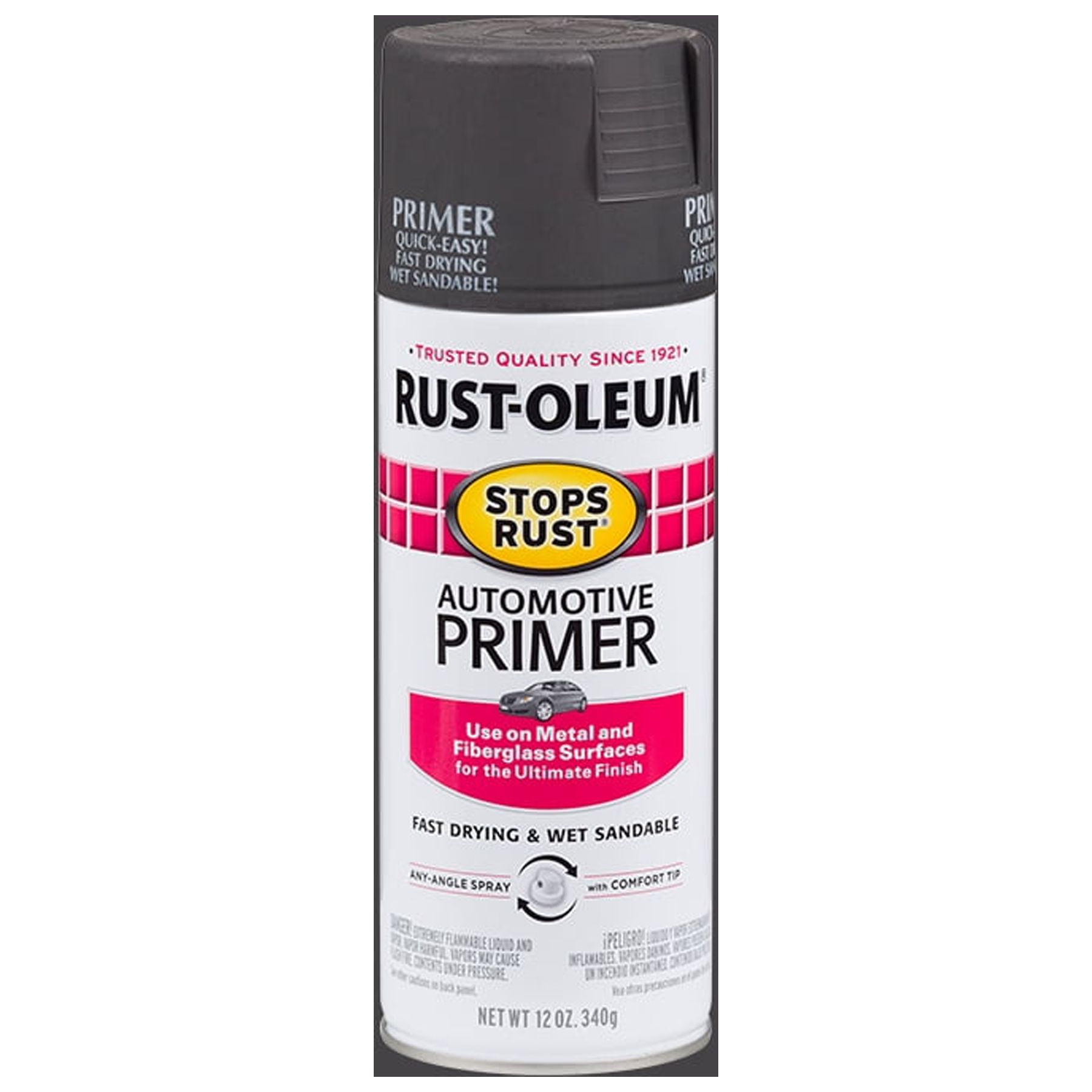 Dark Gray, Rust-Oleum Stops Rust Automotive Primer Spray Paint-347320 ...
