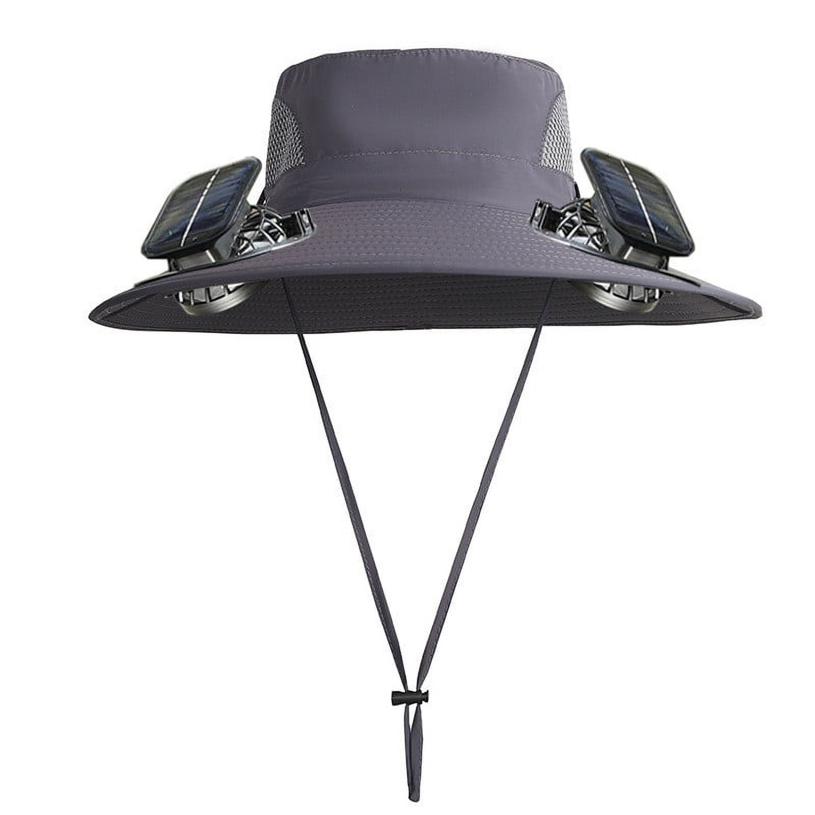 Dark Gray Solar Charged Cooling Headwear In Deep Gray Premium Outdoor ...