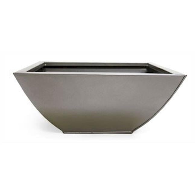 Dark Gray Square Planter - Walmart.com