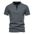 Dark Gray Vests for Man Summer Fall Short Sleeve Vneck Brunch Camisole ...
