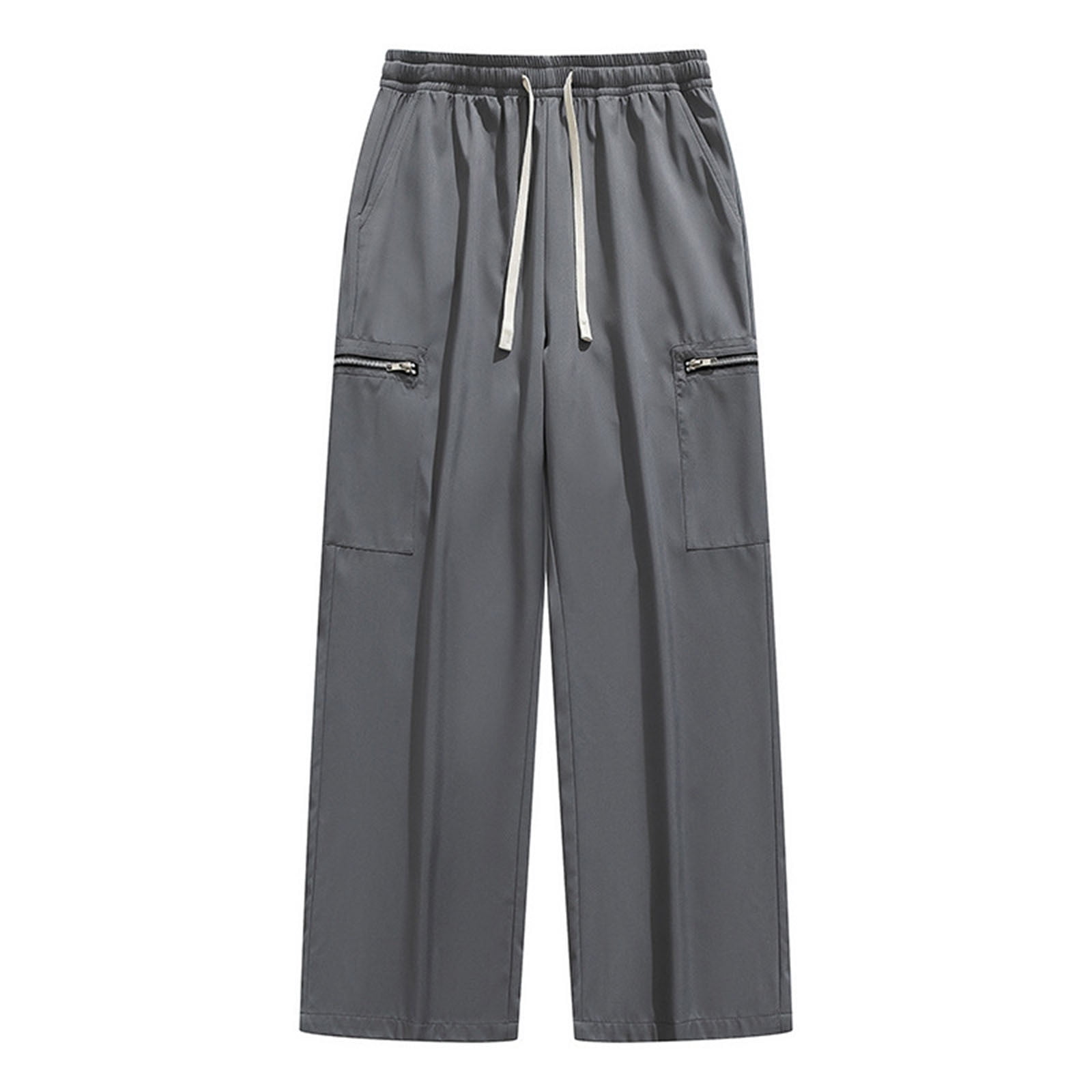 Dark Gray Workout Gym Lounge Jogger Pants for Mens Summer Fall Loose ...