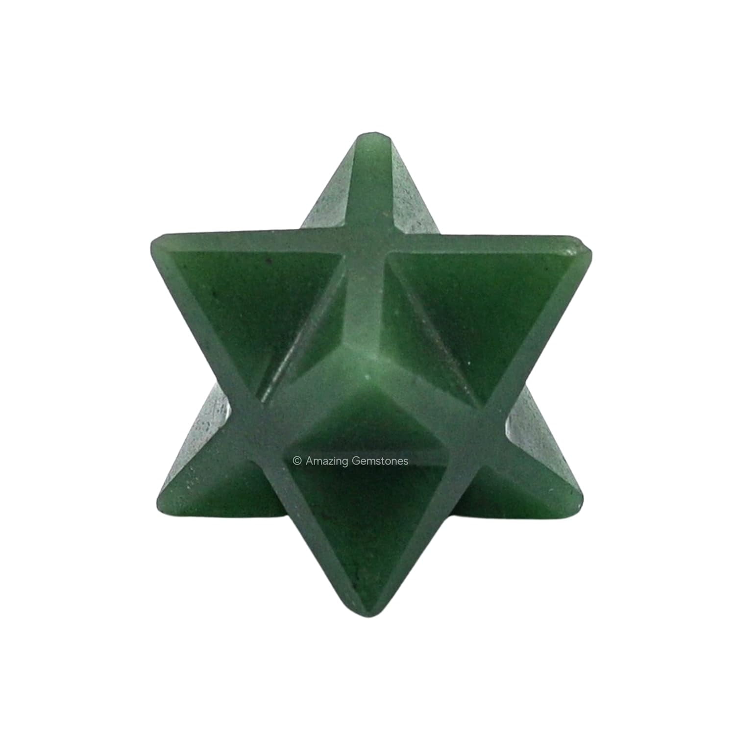 Dark Green Aventurine Merkaba Crystal - 1 Inches Metaphysical Merkaba ...