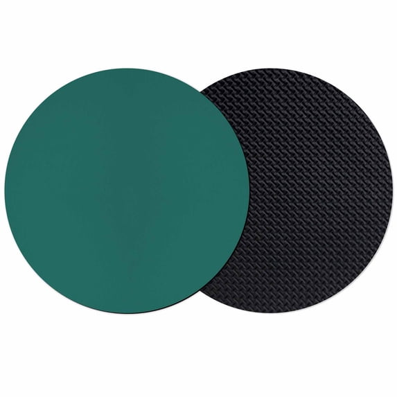 Dark Green Coasters Set of 2, Soft Absorbent Coasters for Drinks ...
