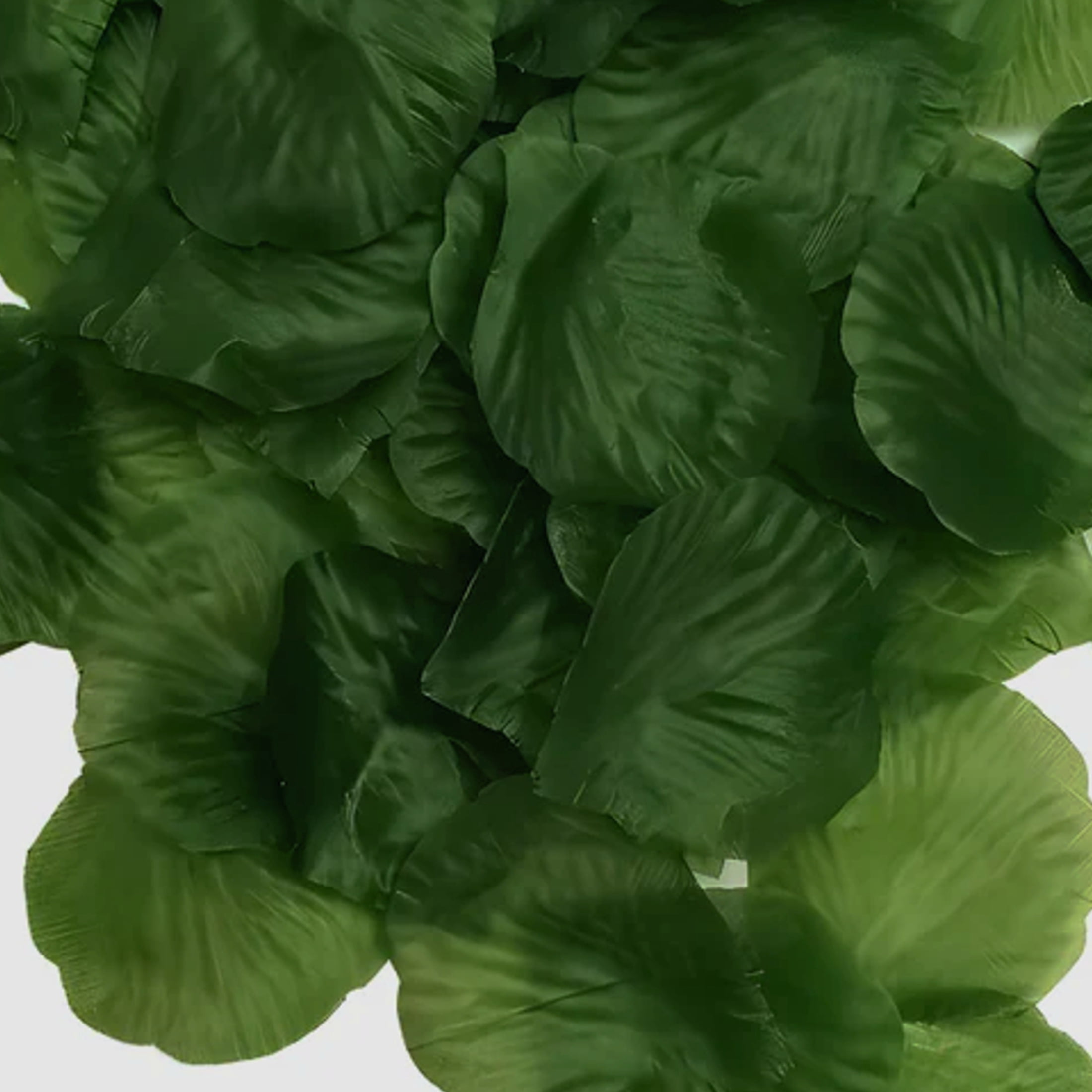 Dark Green Colored Fake Silk Rose Petals - 100/Bag - Walmart.com