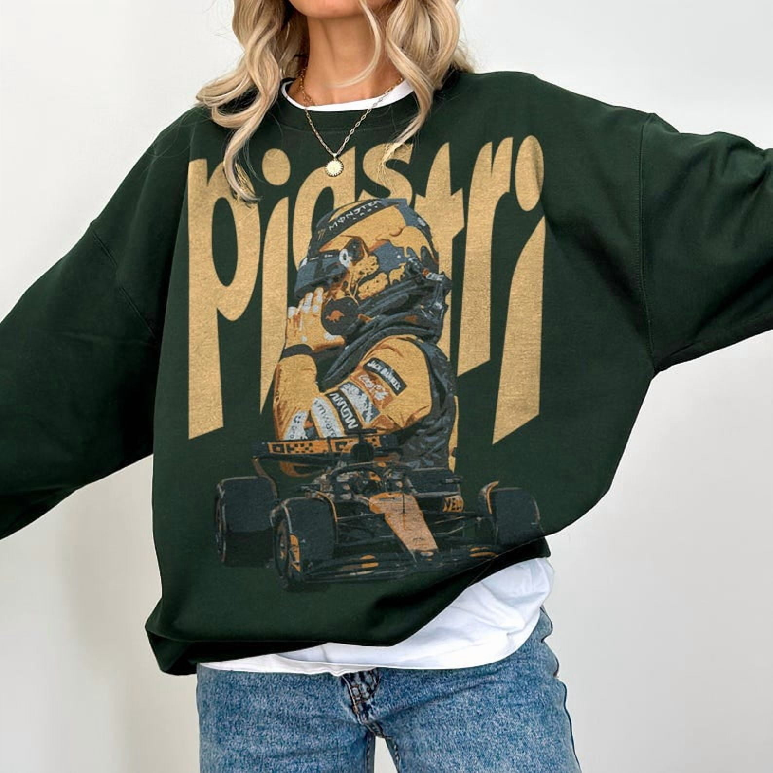 Dark Green Distressed Pistar Race Car Driver Graphic Sweatshirt for ...