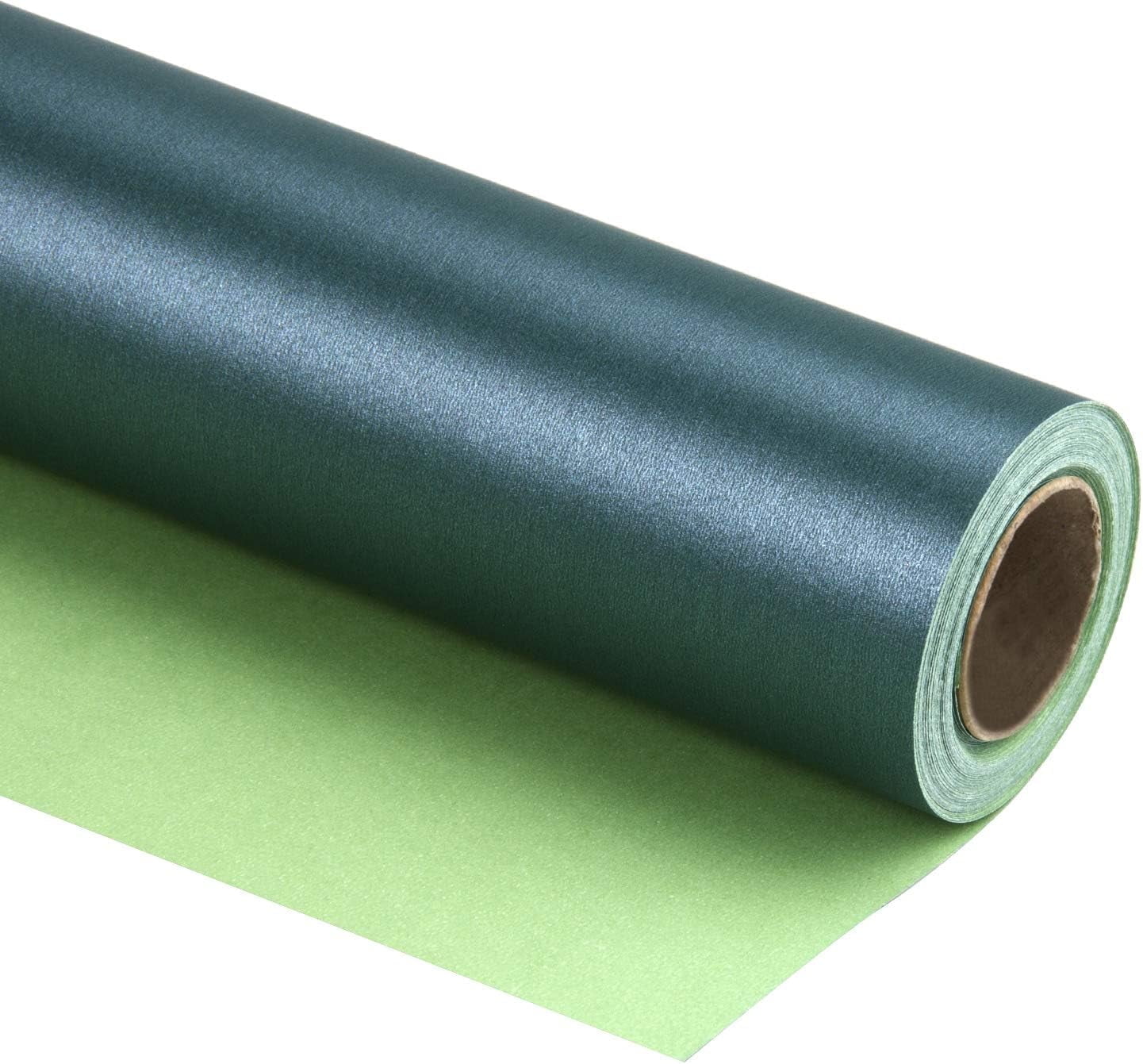 Dark Green Gift Wrapping Paper - Solid Color Pearly Shiny Paper Perfect ...