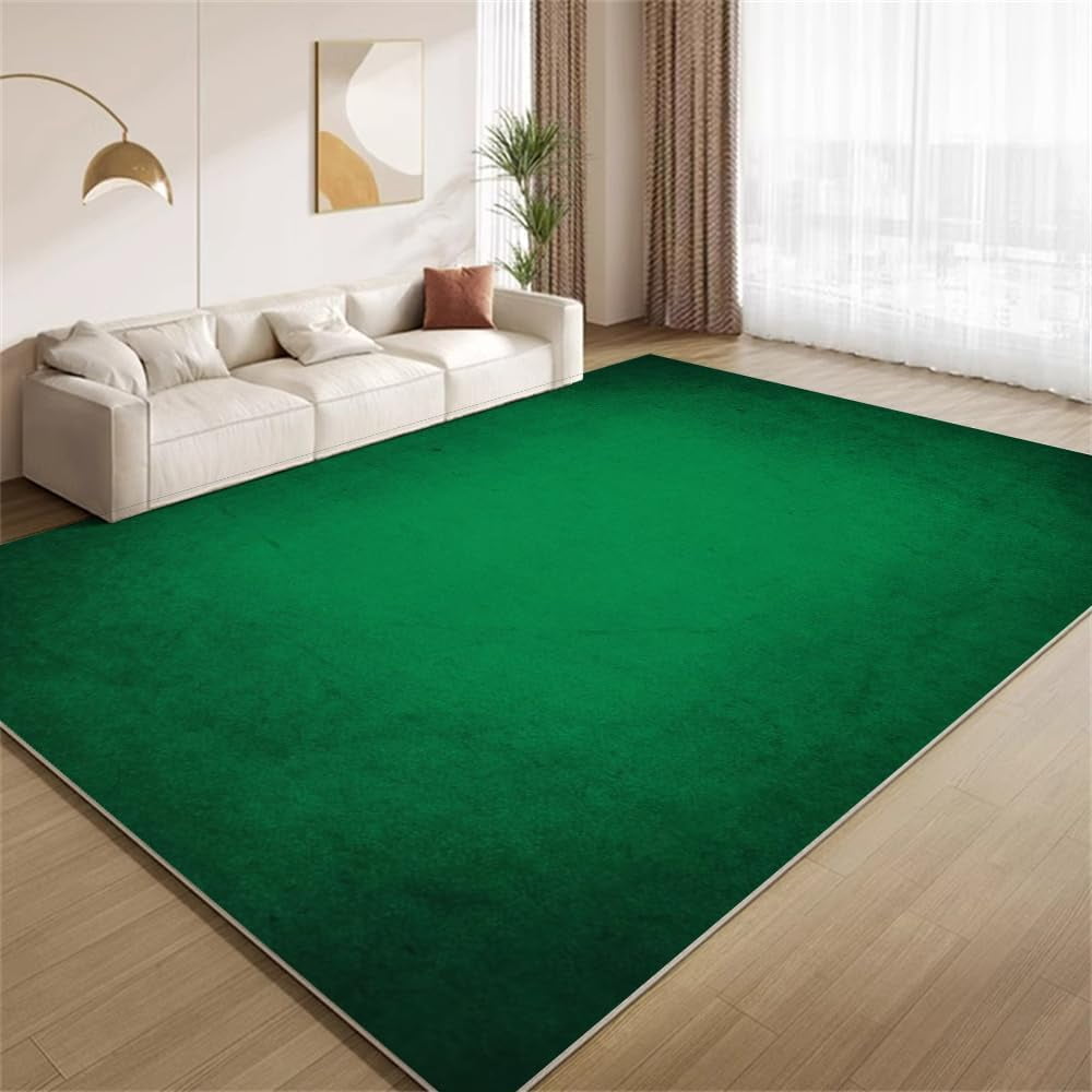 Dark Green Gradient Rug 2x3ft Area Rugs Abstract Minimalist Art Rugs ...