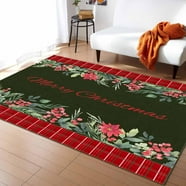 8x10ft Thick Pile Living Room Rug, Dark Red Light Red, Large Geometric ...