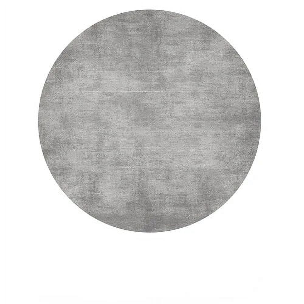 Dark Green Nordic Style Round Carpet for Living Room ration Home ...