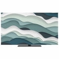 Dark Green Ombre TV Dust Cover,Stretchable TV Screen Desktop Computer ...