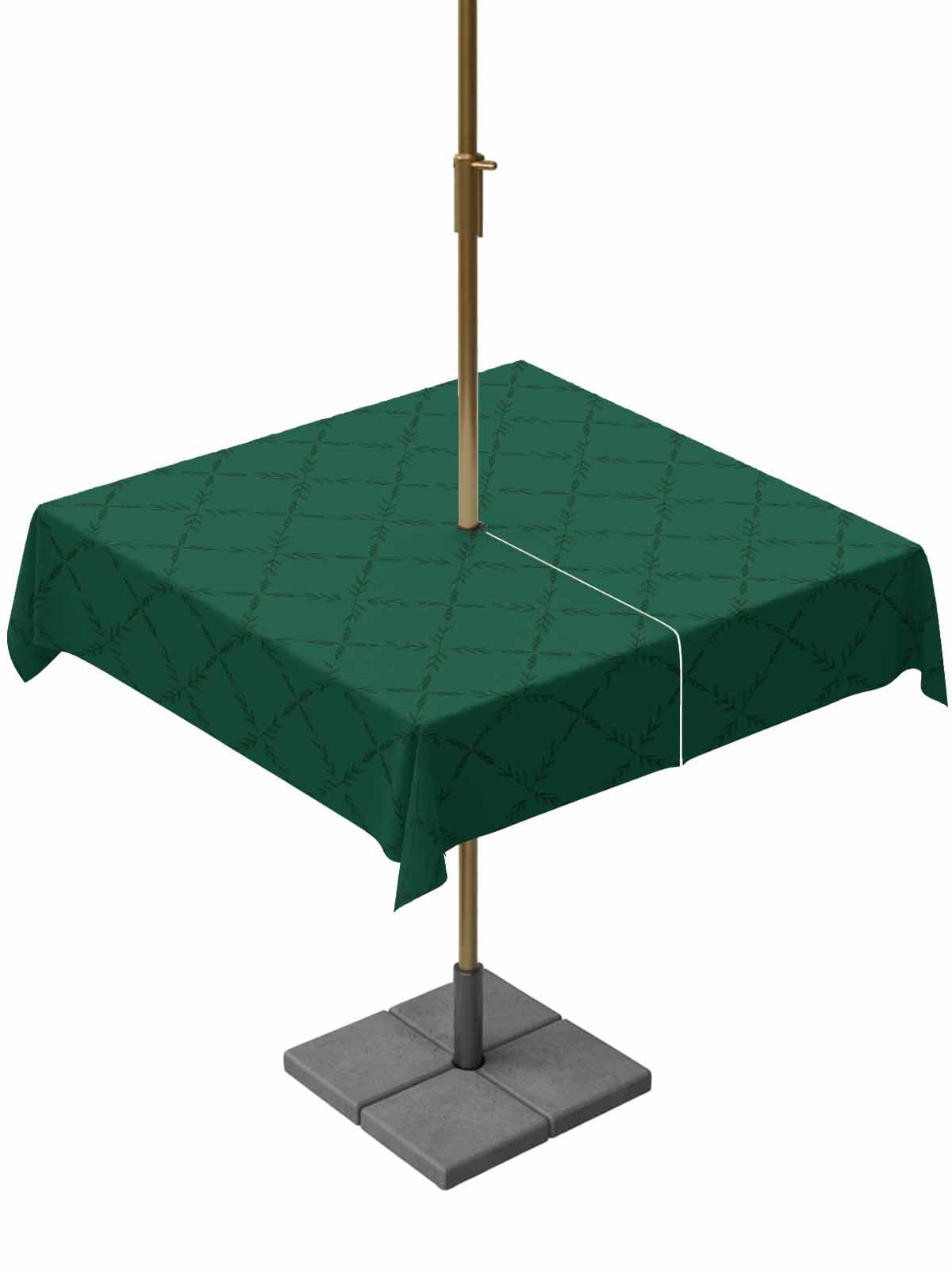 Dark Green Plaid Table Cloth Rectangle Outdoor Tablecloth, Country ...