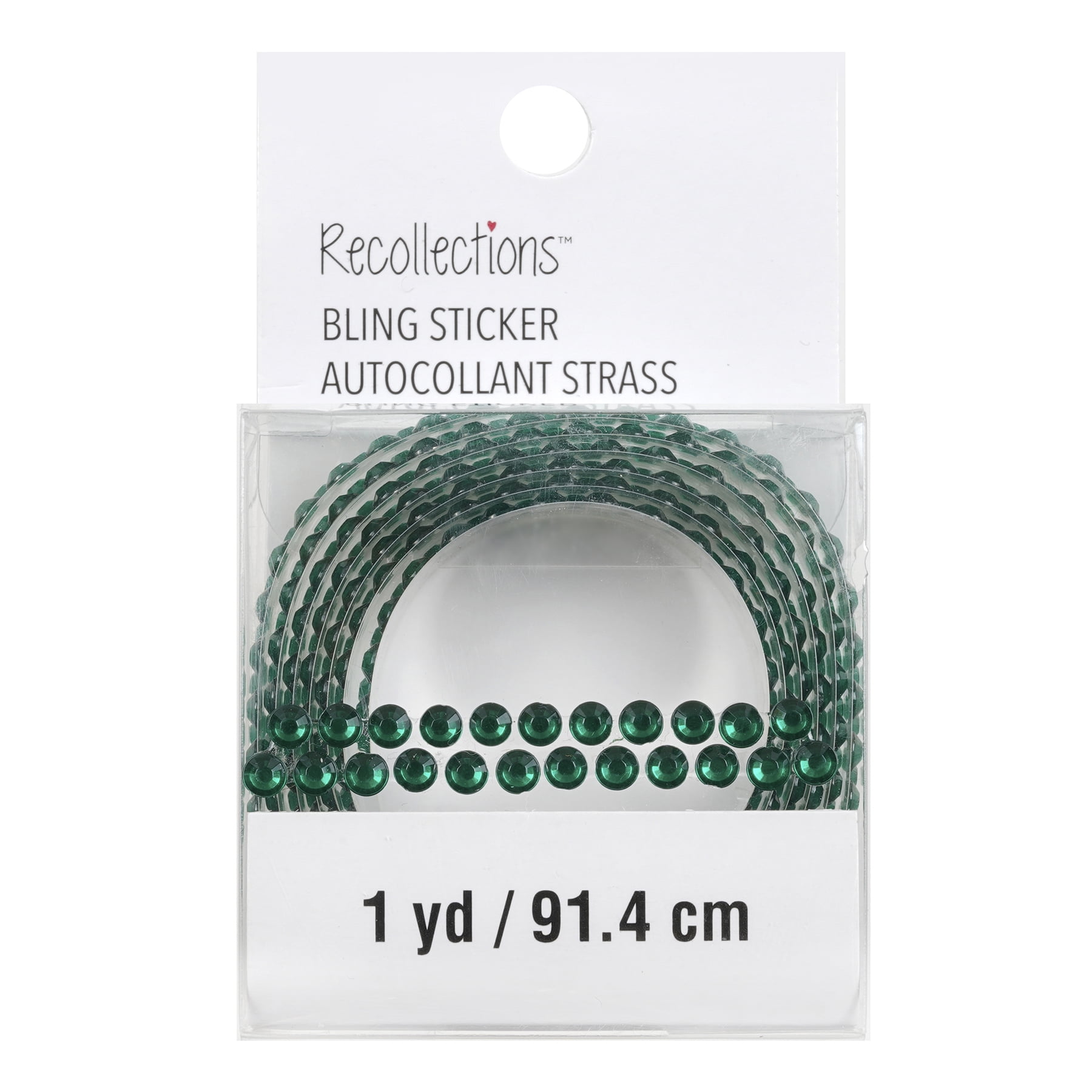 Dark Green Rhinestone Bling on a Roll™ by Recollections™ - Walmart.com