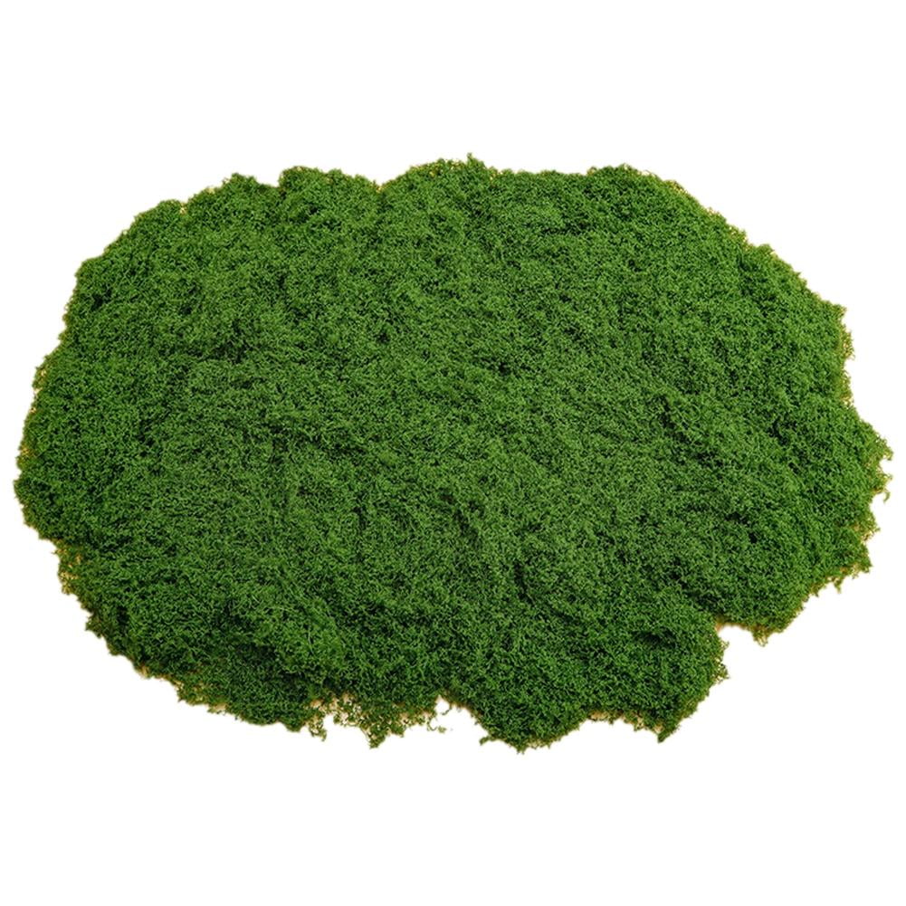 Dark Green Silky Moss 100 Grams Of Simulated Moss Landscaping Bonsai ...