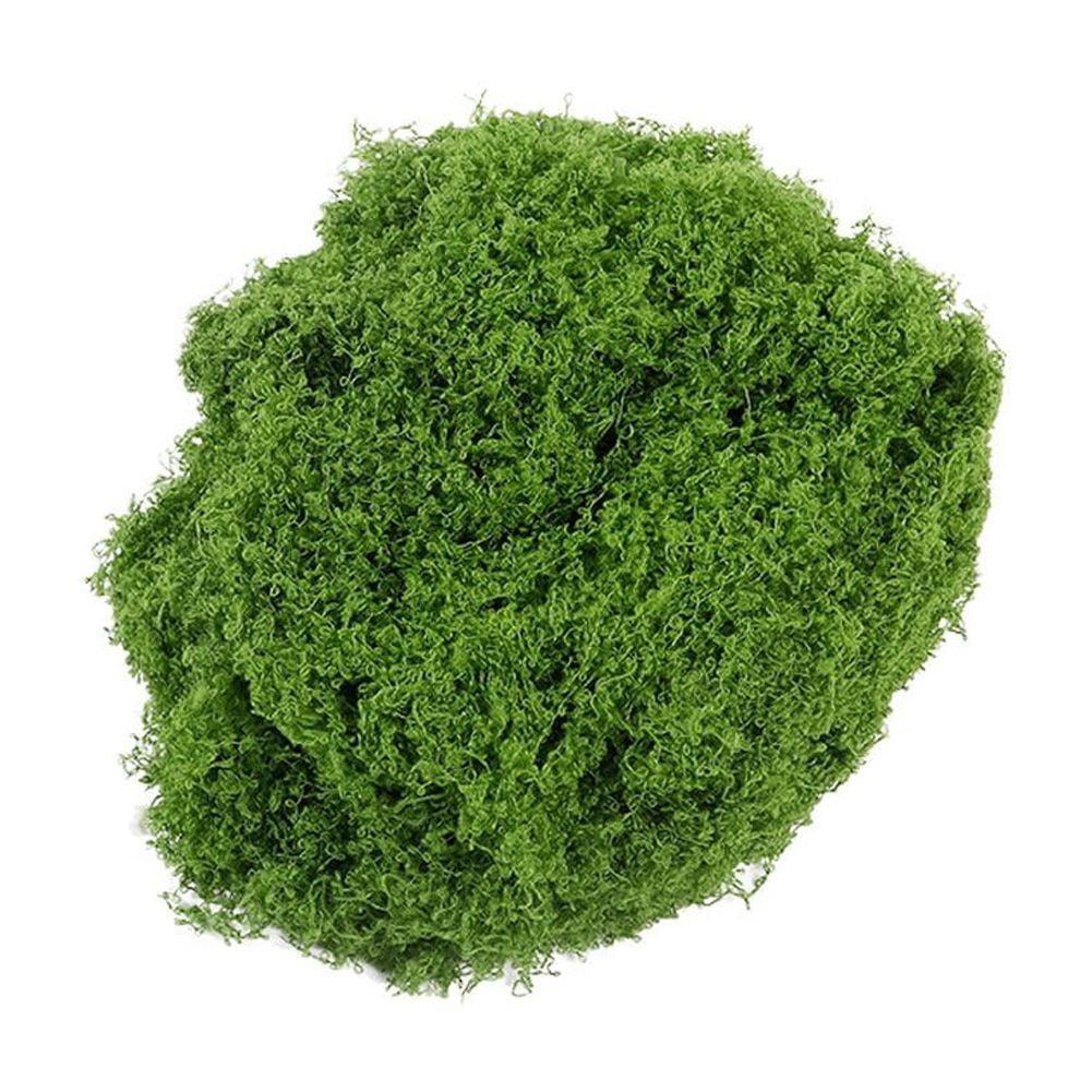 Dark Green Silky Moss 30 Grams Of Simulated Moss Landscaping Bonsai ...
