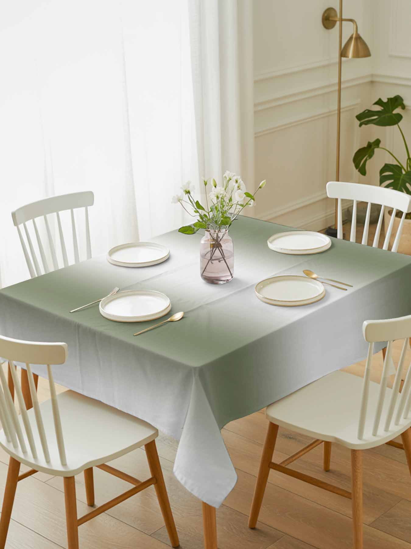 Dark Green Tablecloth Rectangle Table Cloth 52x70, Waterproof ...