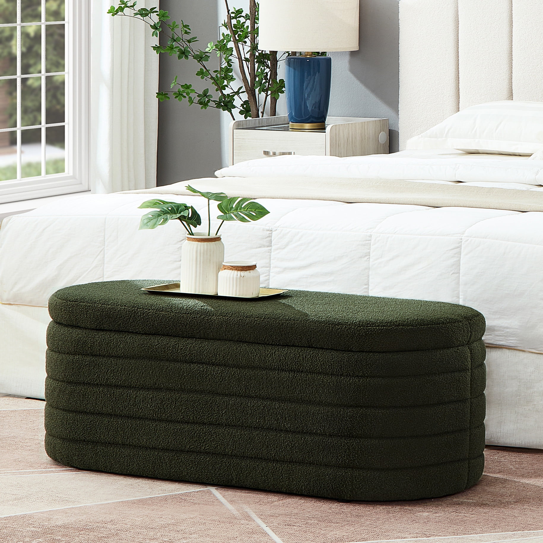 Dark Green Upholstery - Spacious Internal Storage - Different Home ...