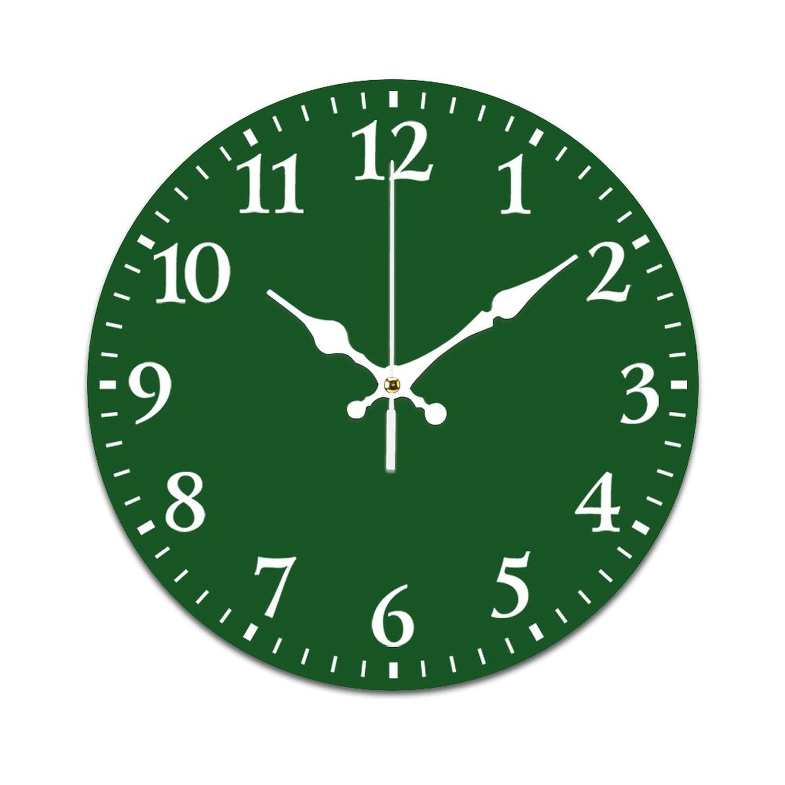 Dark Green Wall Clock Modern Design Clocks Wall Hanging Home Office ...