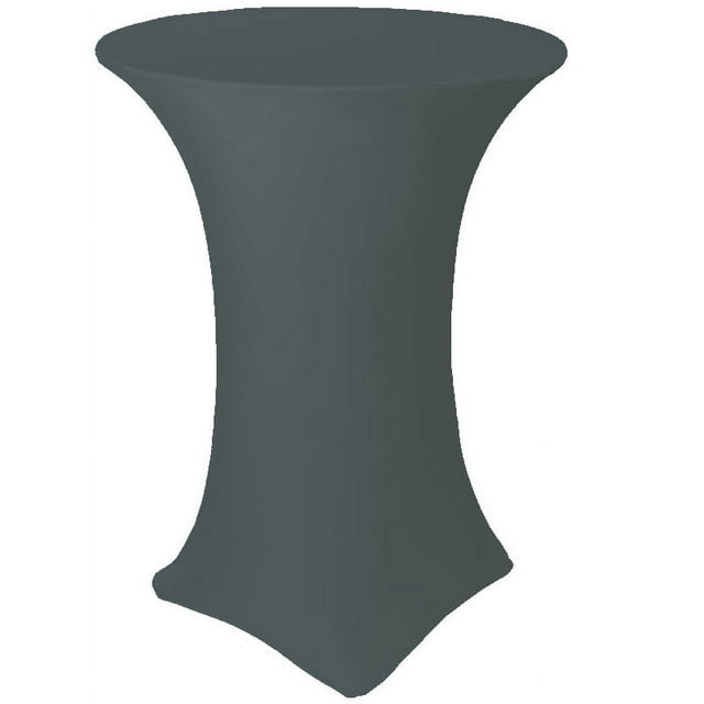 Dark Grey 30 x 42 Fitted Stretch Spandex Highboy Cocktail Cover by ...