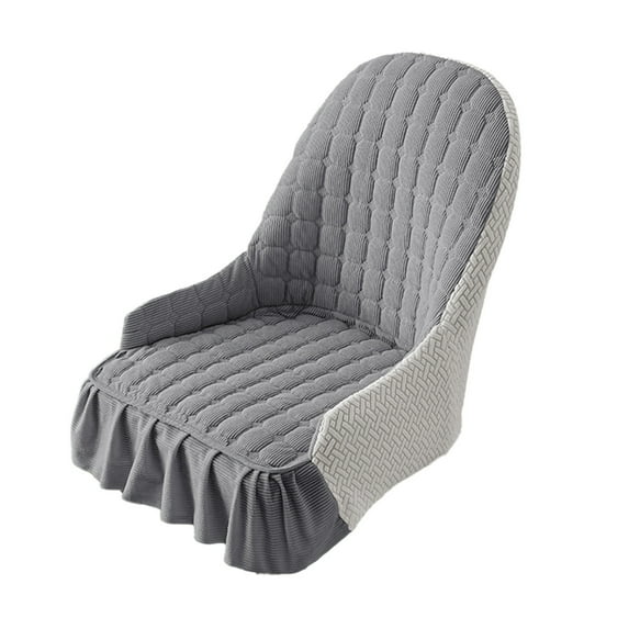 Dark Grey Dark Grey Thick And Warm Chair Covers For Dining Room Stretch ...