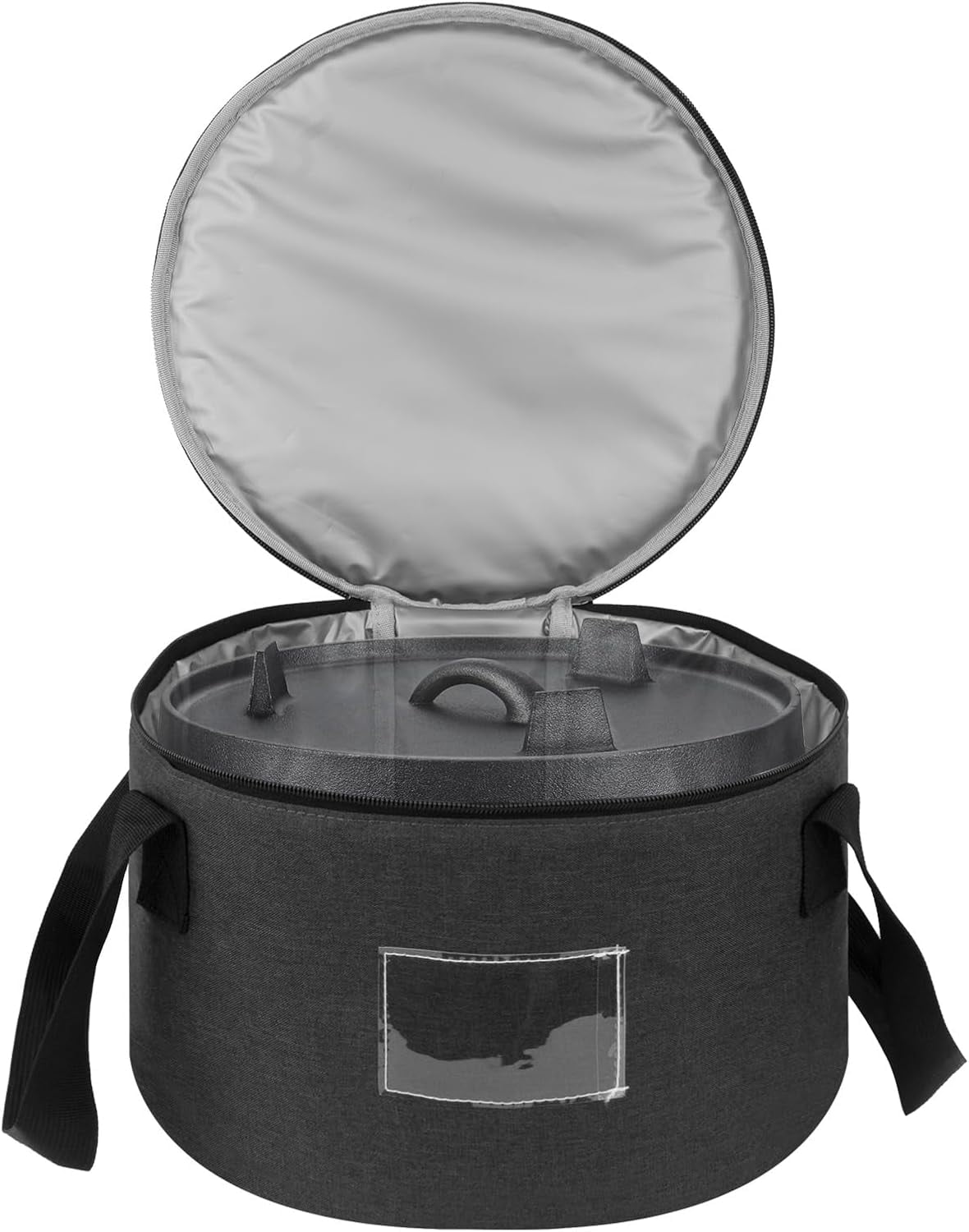 Dark Grey Dutch Oven Carry Bag, Insulated Carrier for 10 Inch Cast Iron ...