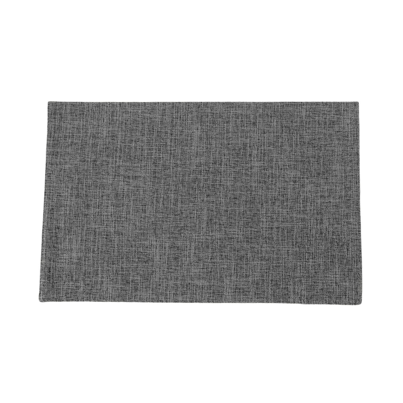 Dark Grey Heat Insulation Table Placemat, 30X46 Cm, Soft Two-Sided ...