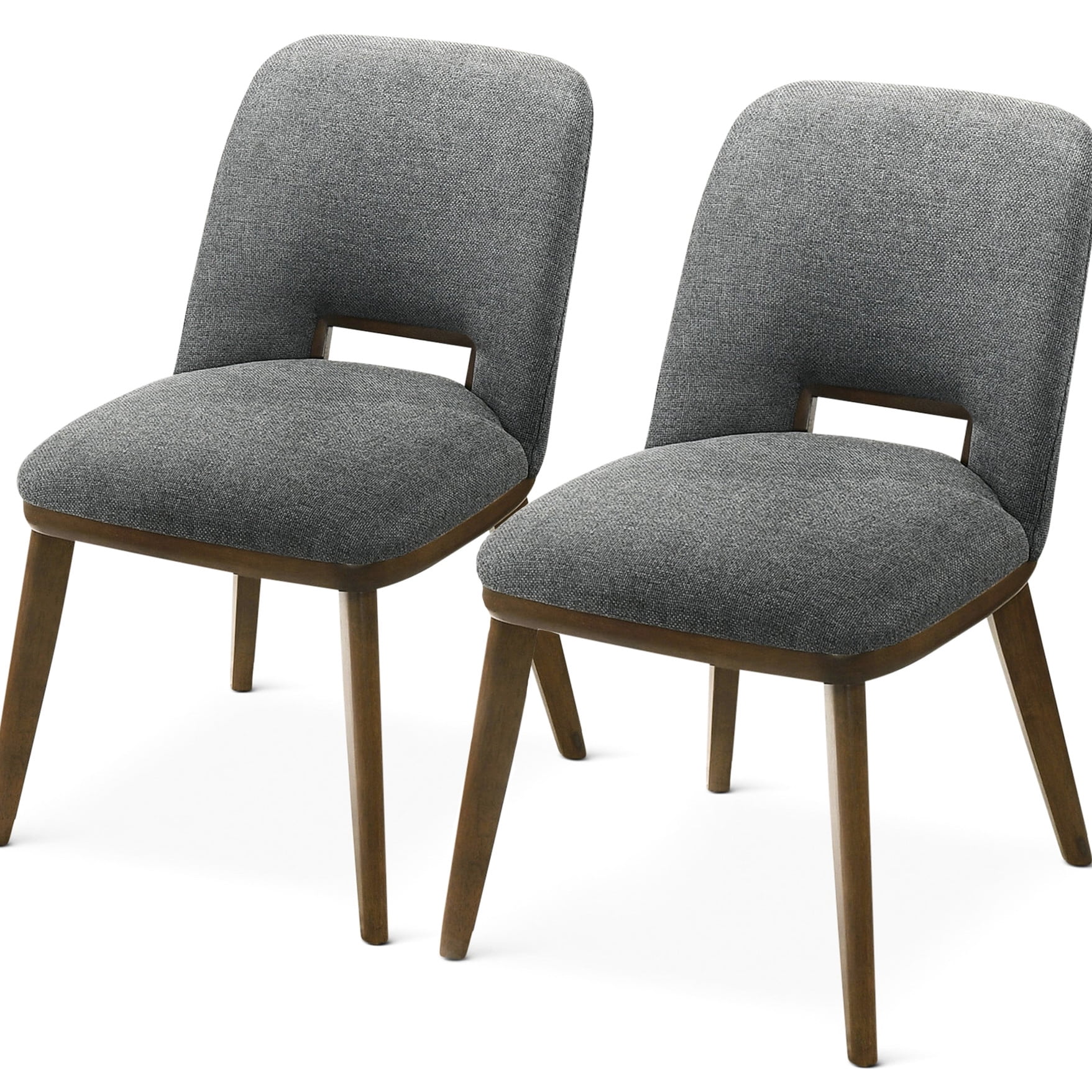 Dark Grey Textured Fabric - Padded Seat And Back - Various Living ...
