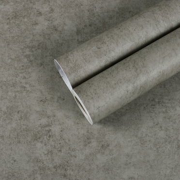 CHIHUT 17.7''x100'' Dark Grey Wood Wallpaper Self Adhesive Peel and Stick Wallpaper Removable ...