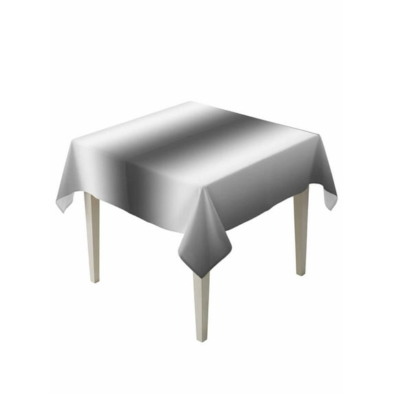 Dark Grey White Table Cloth, Farmhouse Ombre Color Modern Simple ...