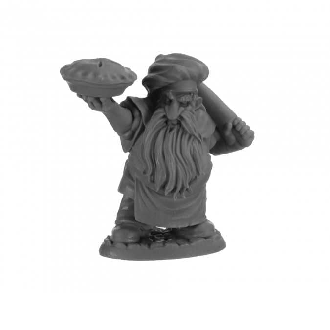 Dark Heaven Legends Tub Dwarf Baker Miniature Figure 25mm Heroic Scale ...