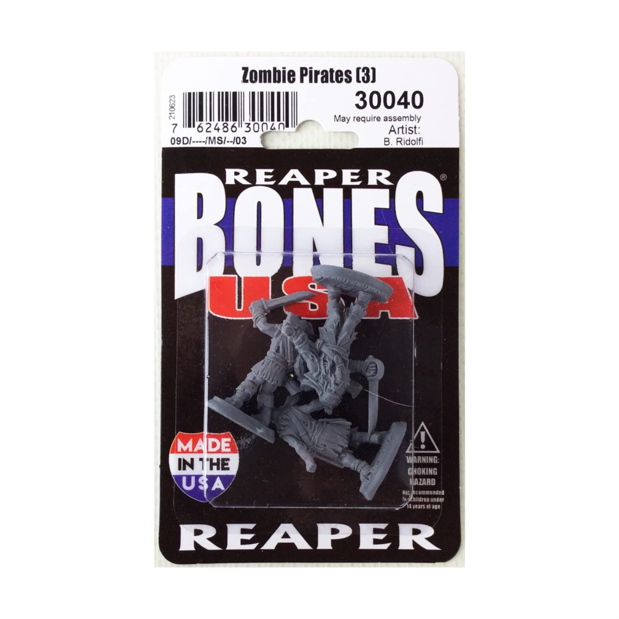 Dark Heaven Legends Zombie Pirates Miniature Figure 25mm Heroic Scale ...