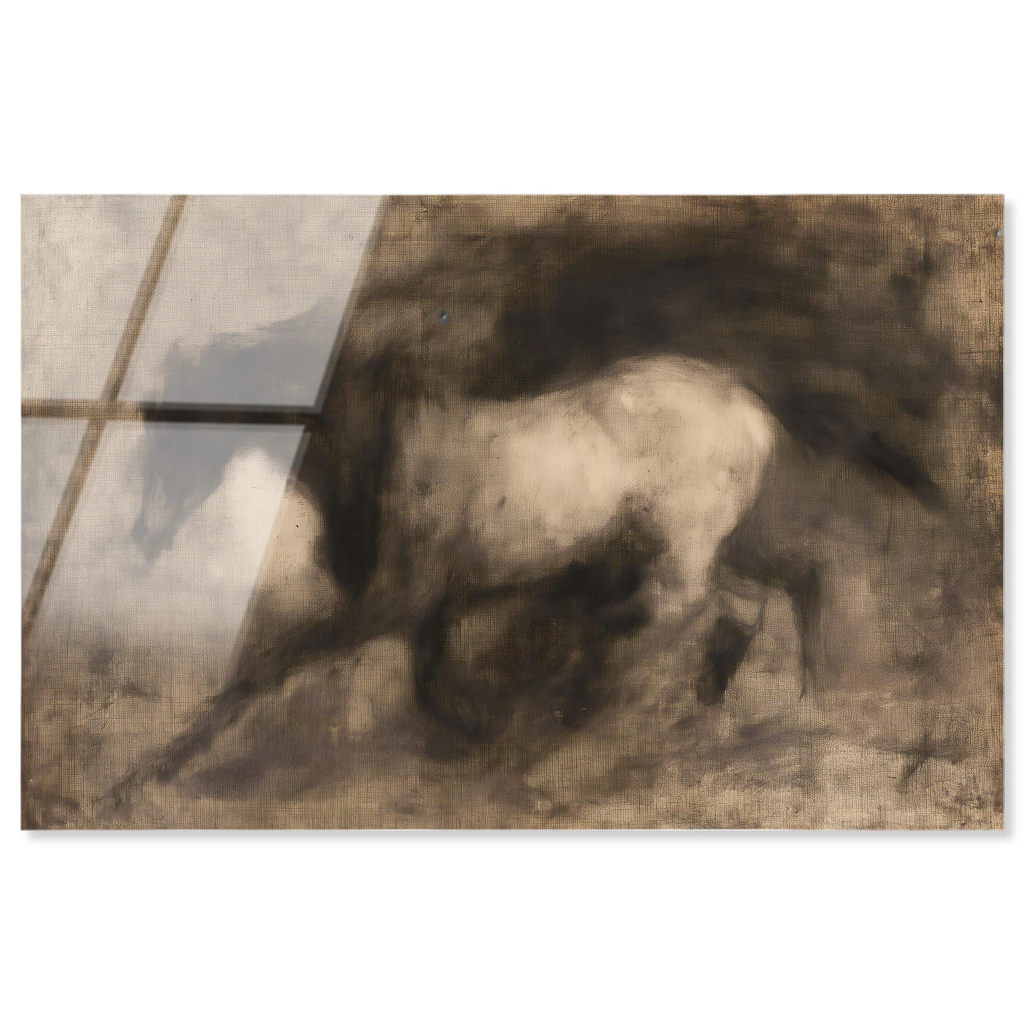Dark Horse Acrylic Farm Animals Art by Art Remedy, Ready to Hang, 15 x ...