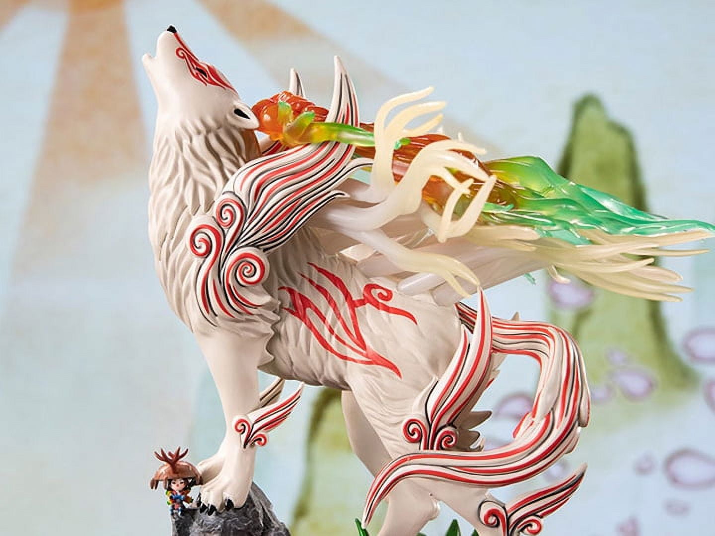 Dark Horse Okami Shiranui Celestial Howl Statue Figure - Walmart.com