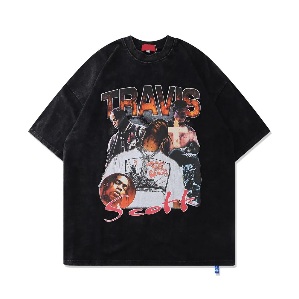 Dark Icon Rapper T-shirt Men Summer Round Neck Hipster Tshirts Street ...