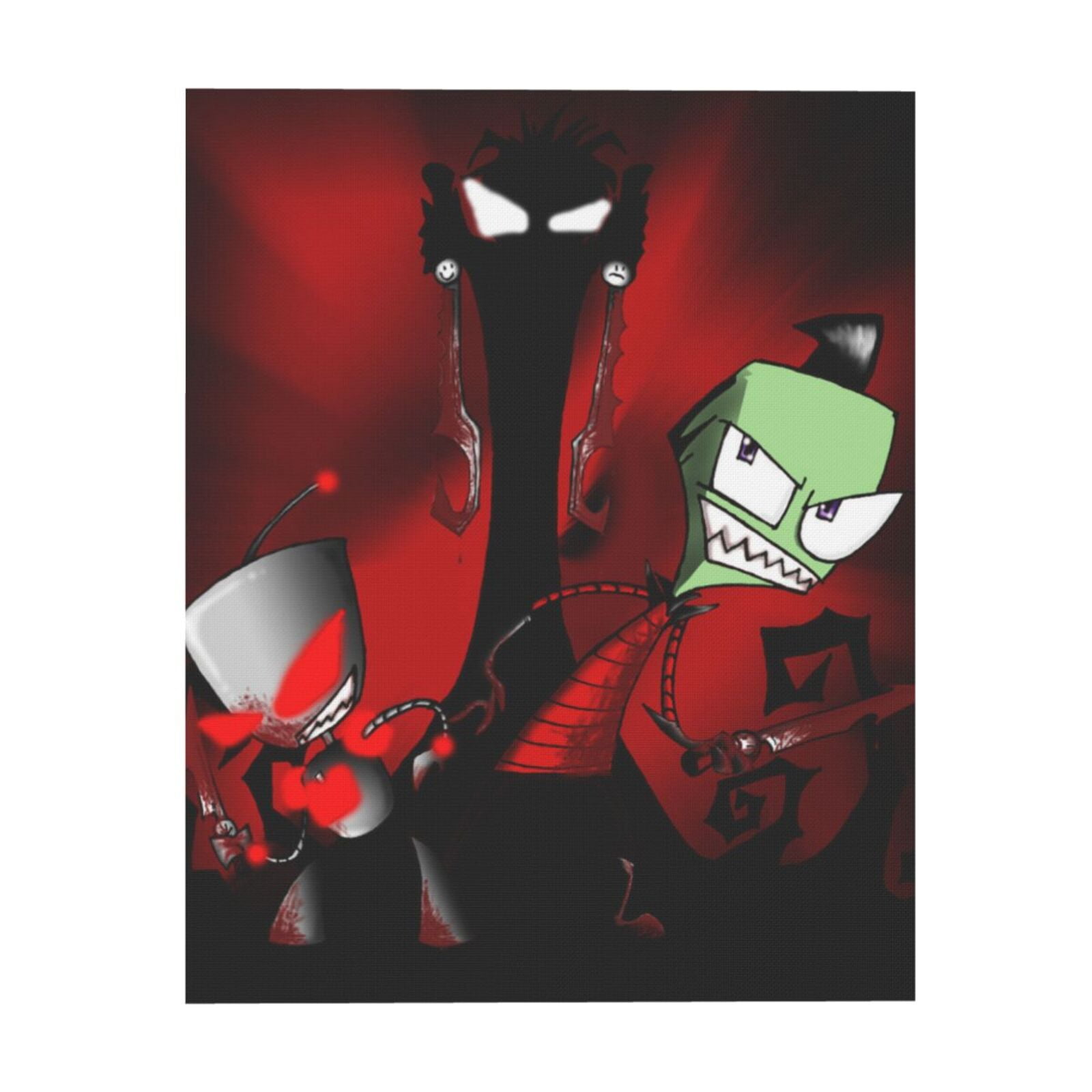 Dark Invader Zim Canvas Decorative Poster Unframed Wall Art Picture ...