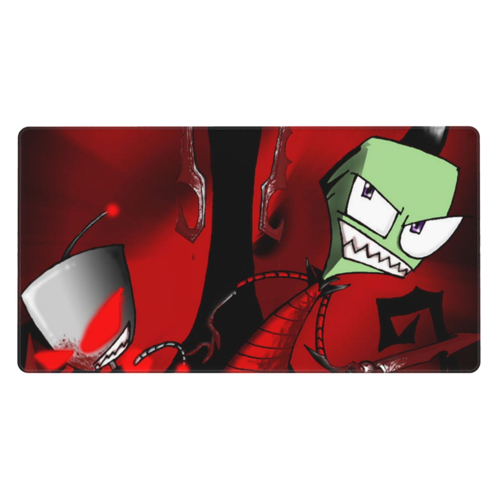 Dark Invader Zim Extended Gaming Mousepad Stitched Edge Mouse Pad 15.8 ...