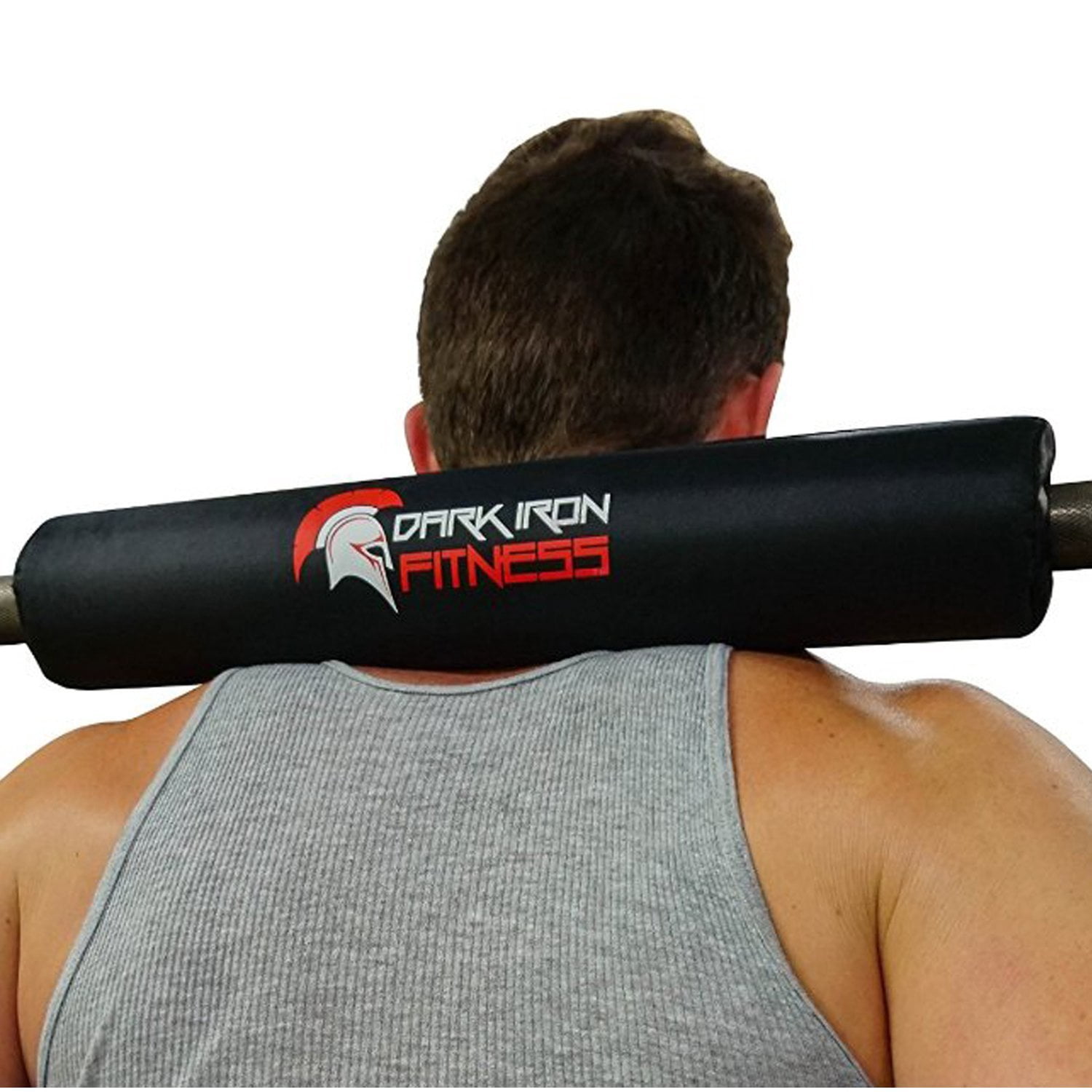 Dark Iron Fitness Barbell Pad - Logo Print - Extra Thick Padding for ...