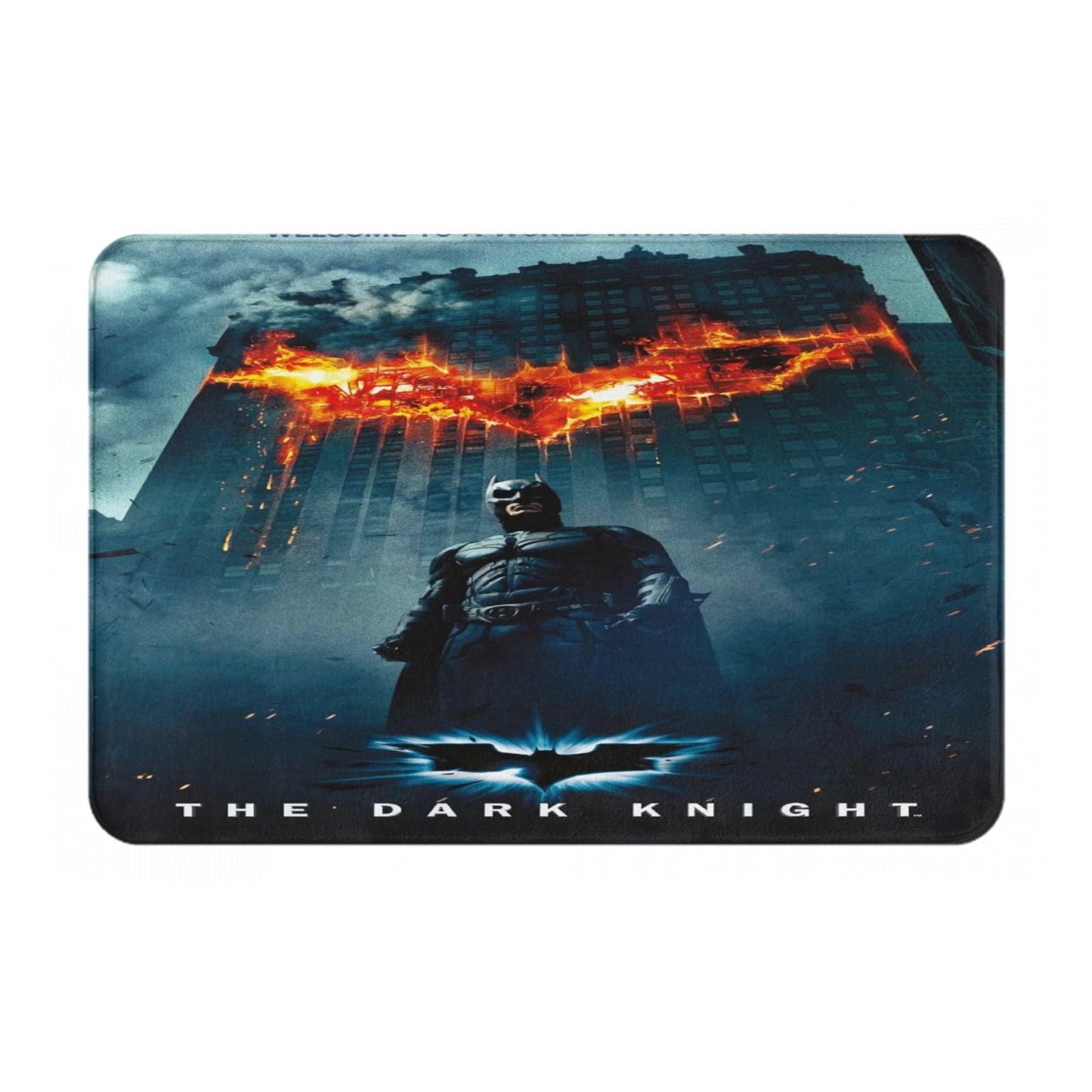 The Dark Knight - Batman Logo Door Mat For Indoor Outdoor,Bathroom Rugs ...