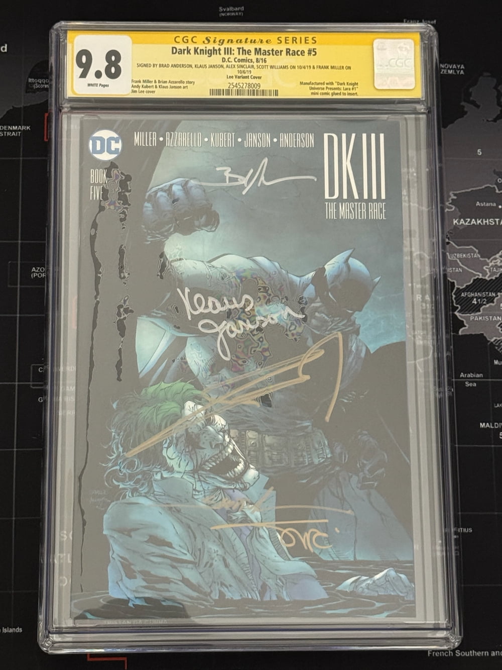 Dark Knight III: The Master Race #5 - CGC 9.8 Comic Book - Walmart.com