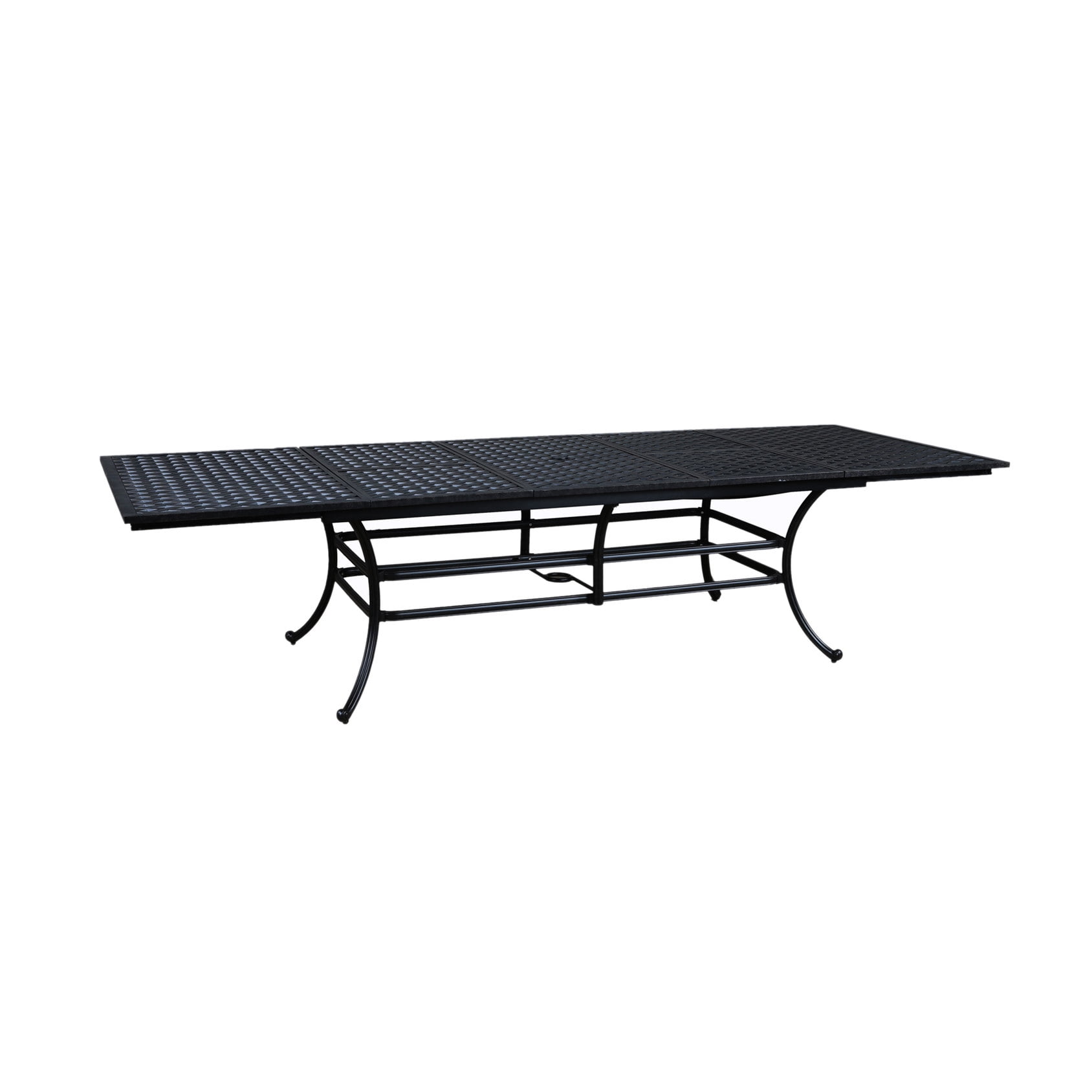 Dark Lava Bronze Rectangle Aluminum Extension Table / Ideal for ...