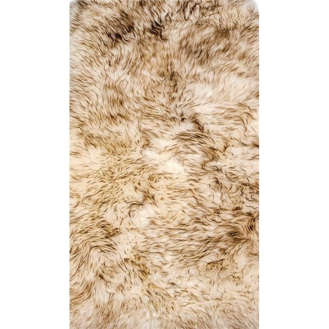 Dark Linen New Zealand Natural Shearling Shearling Sheepskin Rug ...