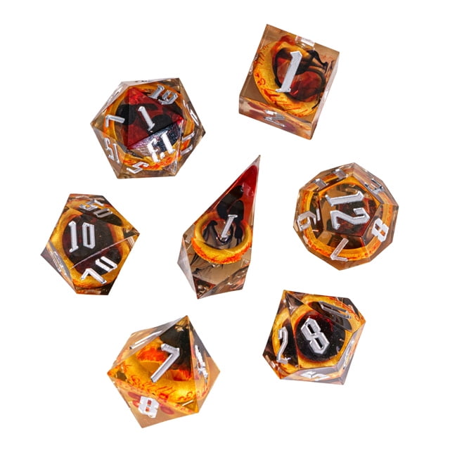 Dark Lord's Spite | Sharp Edge DnD Dice Precision 7 Dice Set - LotR ...