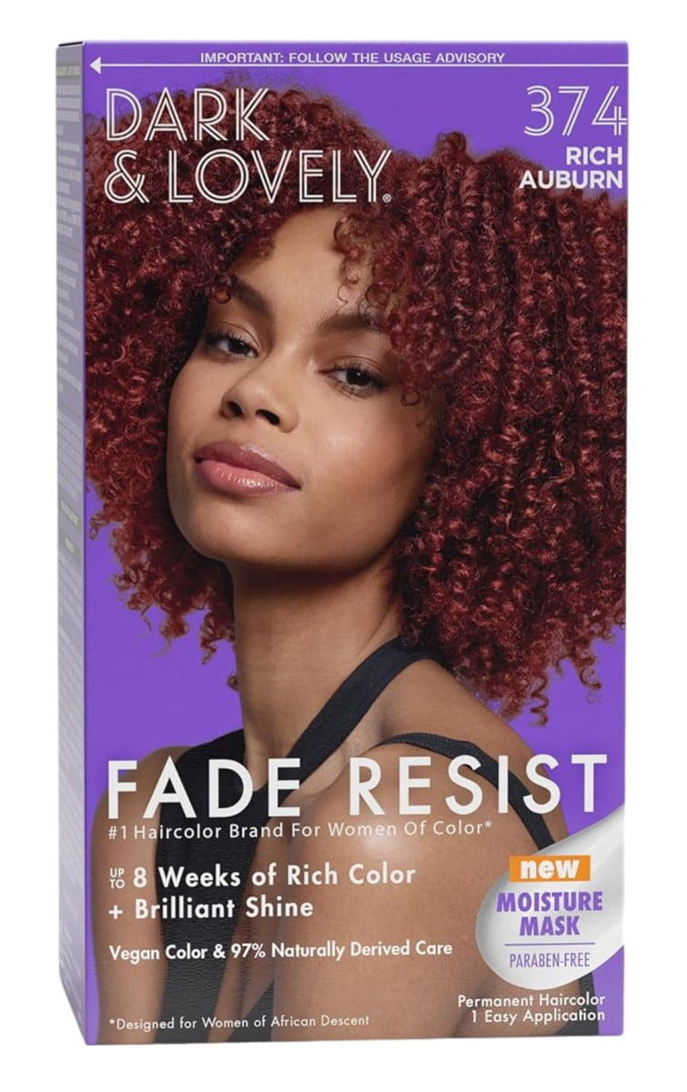 Dark & Lovely Color #374 Rich Auburn (Pack of 2) - Walmart.com