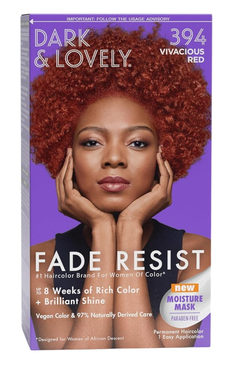 Dark & Lovely Color #394 Vivacious Red (Pack of 2) - Walmart.com