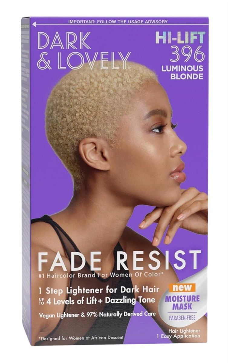 Dark & Lovely Color #396 Luminous Blonde (Pack of 2) - Walmart.com