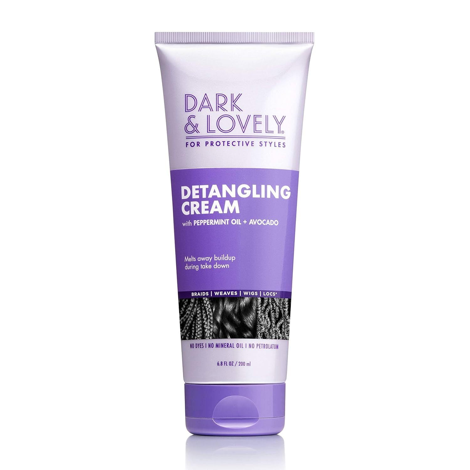 Dark&Lovely Detangling Cream, 6.8 Fl Oz - For Protective Styles, With Peppermint&Avocado Oil for ...