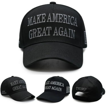 Donald Trump Make America Great Again - Black Gothic MAGA Hat - Walmart.com