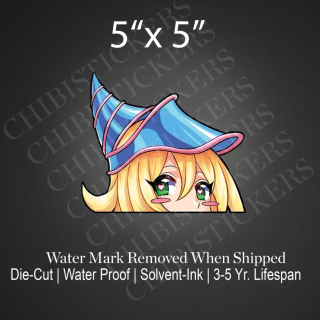 Dark Magician Girl Wizard Anime Sticker Vinyl Waterproof Phone Decal ...
