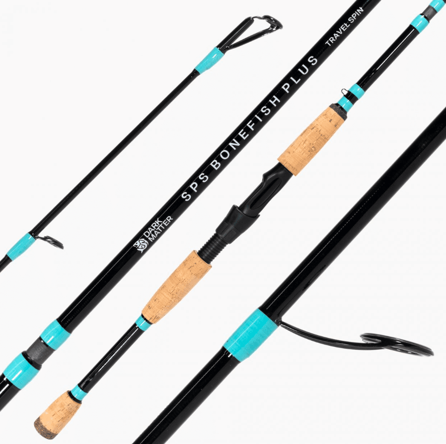 Dark Matter Bonefish Plus Travel Spinning Rod Black/Blue SPSBPS70M4 ...