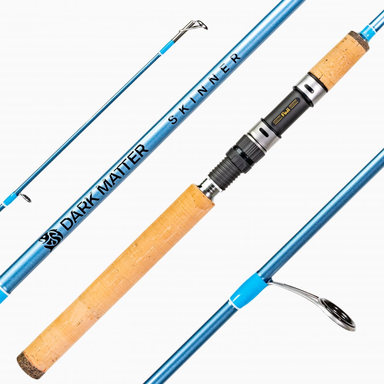 Dark Matter John Skinner Jig & Bounce Spinning Rods Carolina Blue 6'2 ...
