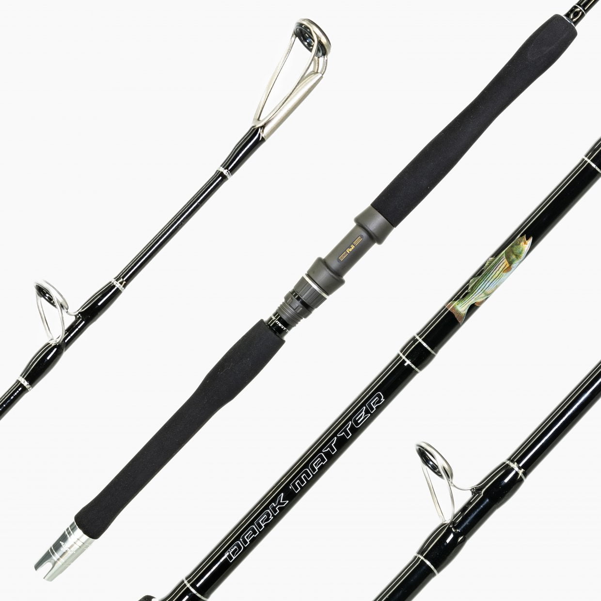 Dark Matter Mojo Trolling Rods Black 7' - Walmart.com